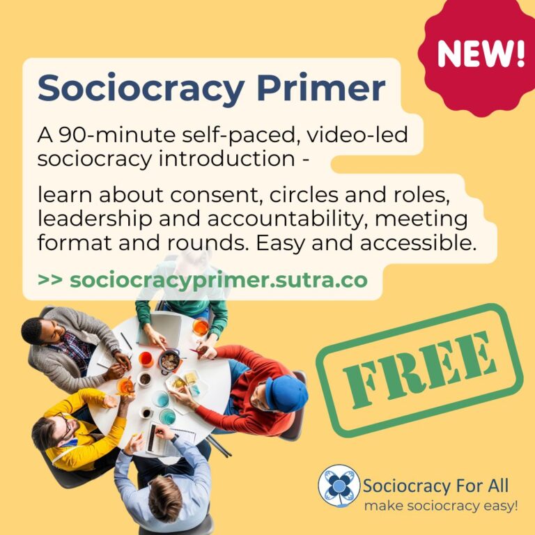 Consent Decision Making - Sociocracy For All