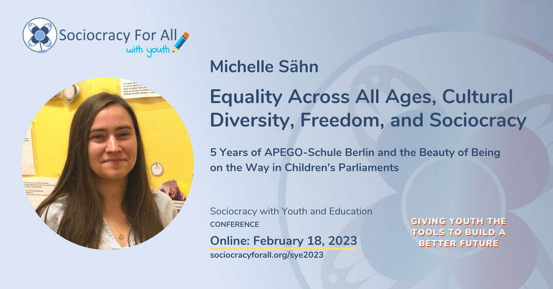 Sociocracy with Youth and in Education Conference 2023 - SoFA