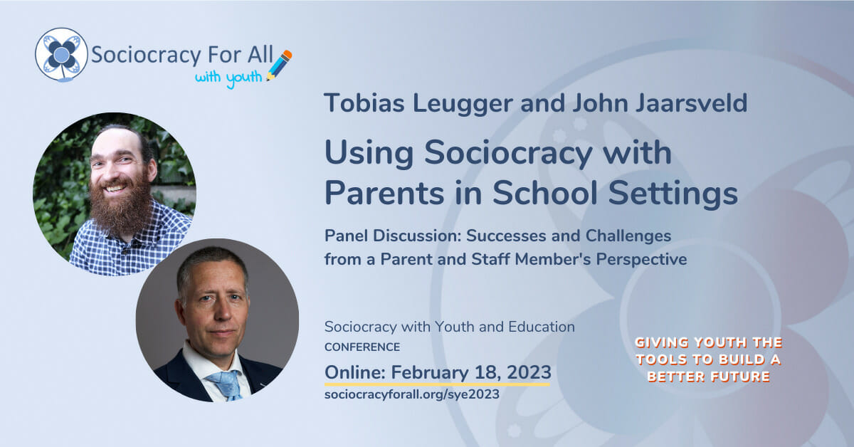 Sociocracy with Youth and in Education Conference 2023 - SoFA