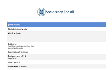 Templates - Sociocracy For All